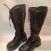 Y2K 00s BONGO Tall Laced Boot Chunky Goth Combat Women's Size 6M Black ...