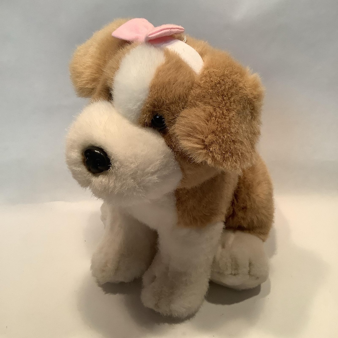 Dan Dee Collectors Choice St. Bernard Dog Plush Stuffed Toy Tan Brown ...
