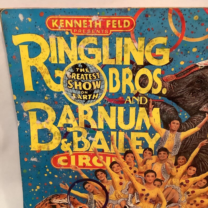 Lot of 7 Ringling Bros. and Barnum & Bailey Circus Programs 70s 2000s READ - Etsy