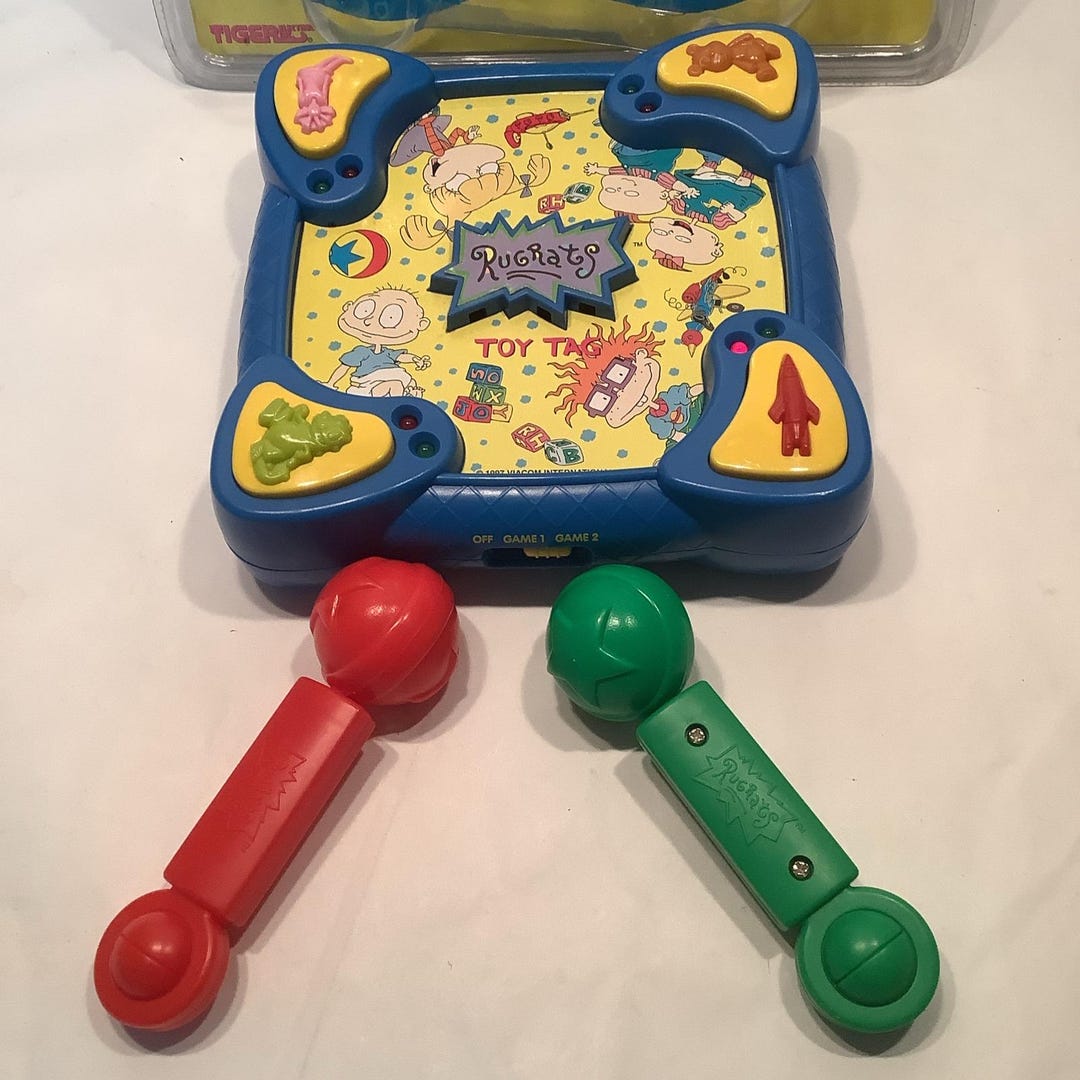 Tiger Electronics Vintage Rugrats Toy Tag Electronic Game 1997 ...