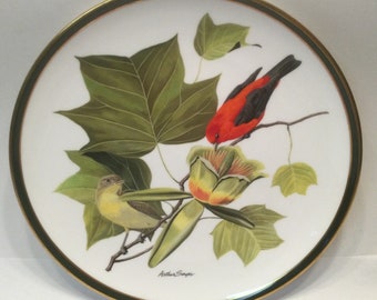 Franklin Mint Songbirds of the World Plates - Etsy