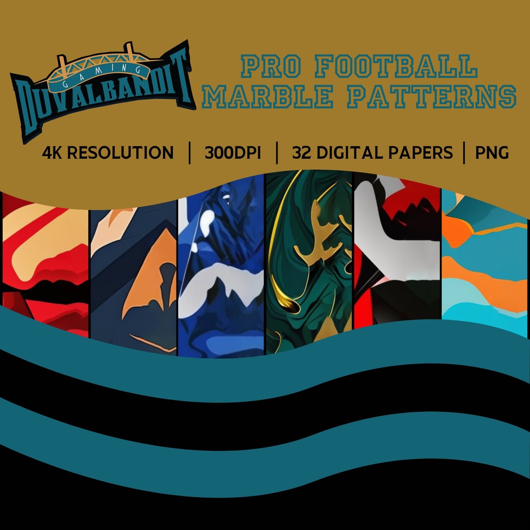 Pro Football Themed Marble Pattern-patterns Digital Download-patterns ...