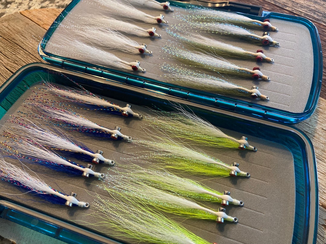 Striper Flies Assortment Fly Assortment Box - Etsy