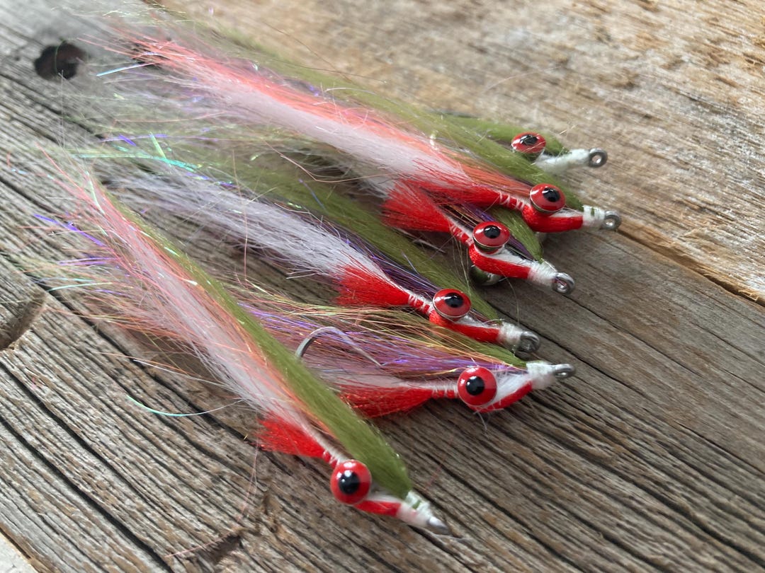 1/2 Dozen (x6) Cowen’s “somethin’ Else” Clouser Minnow - Rainbow Trout - Etsy