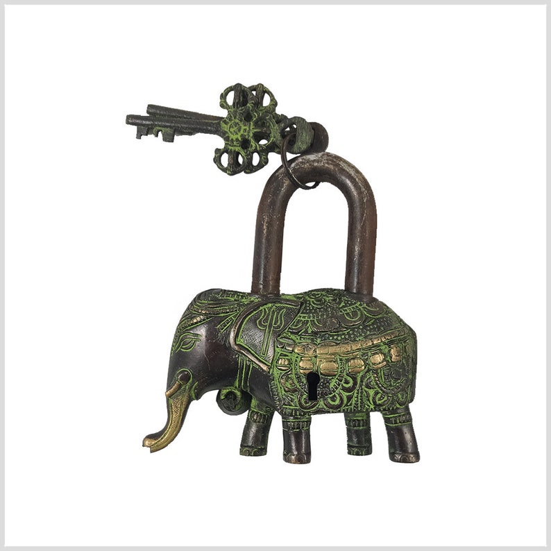 Chest Lock Padlock Various Animals Brass From India - Etsy