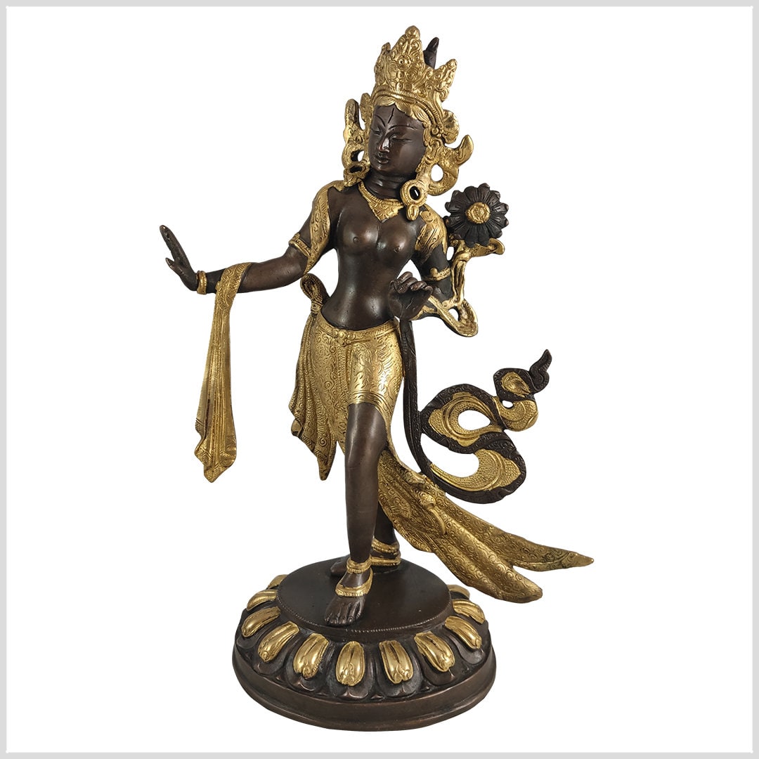 Tara verte marchant en laiton cuivré 39 cm 4,5kg - Etsy France