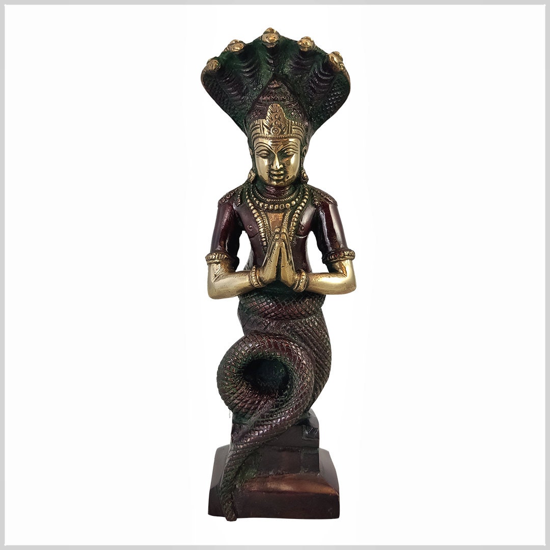 Naga Nagini Snake Goddess Brass Rose Gold 26 Cm 2300g - Etsy