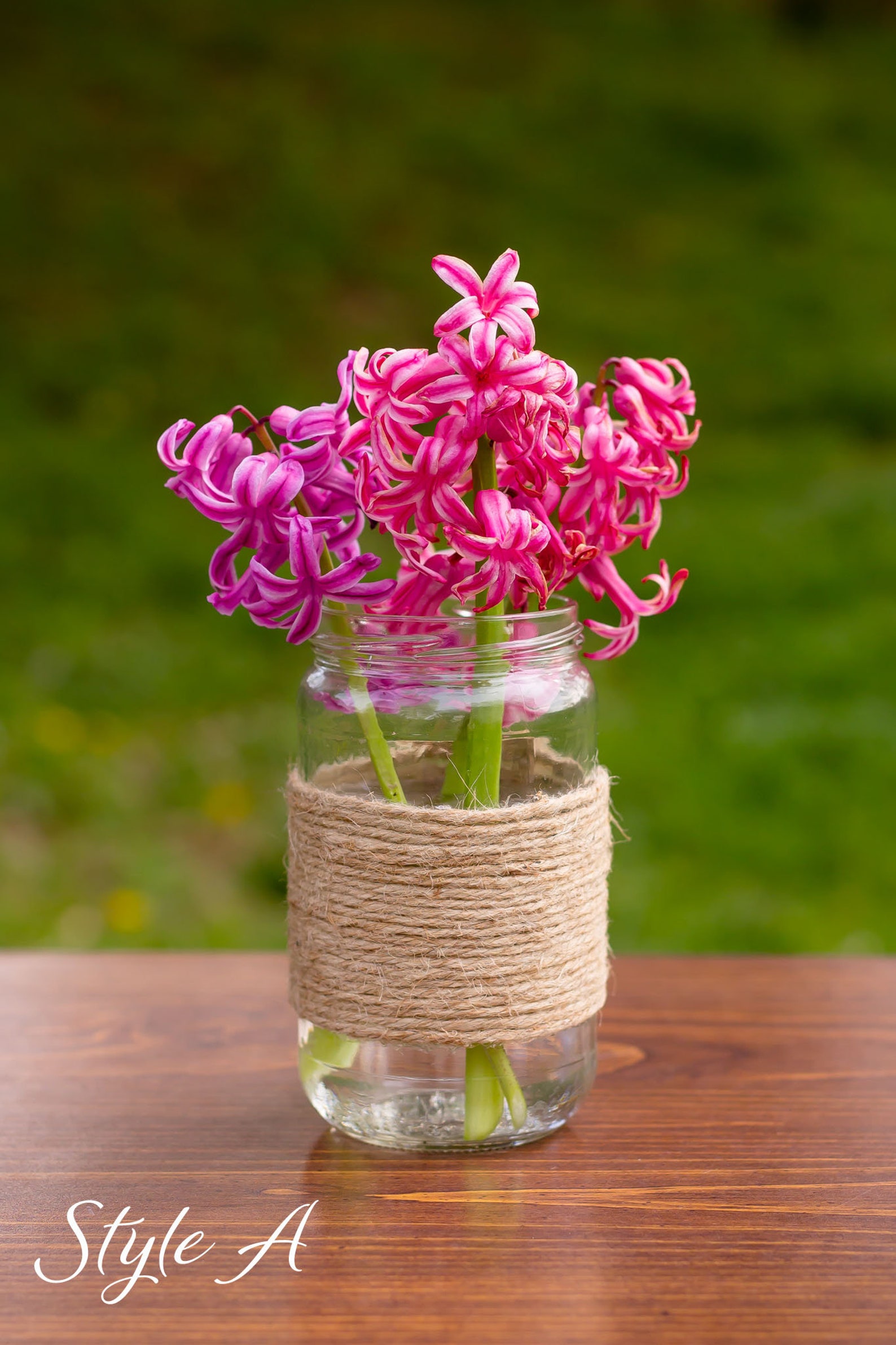 Upcycled Jute Wrapped Jars Repurposed Decor Hand Wrapped | Etsy