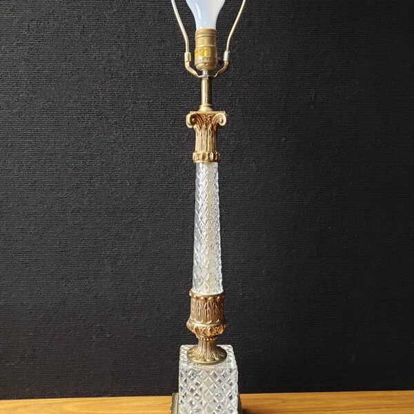 Vintage Brass Lamp - Etsy