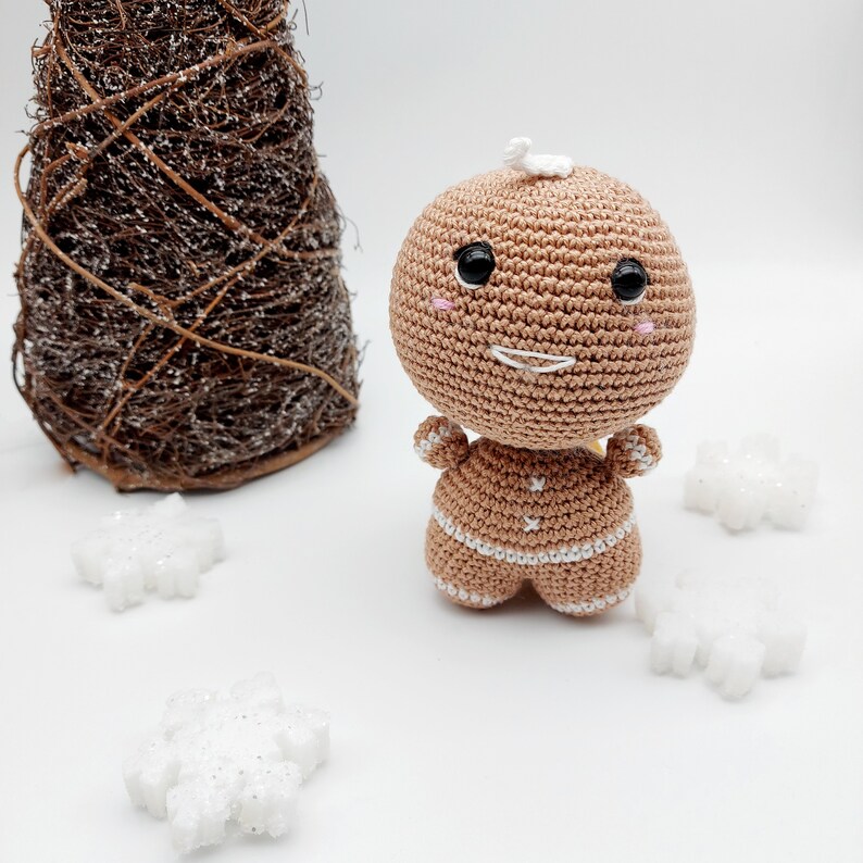 Gingerbread Man Ginger Crochet Pattern German - Etsy