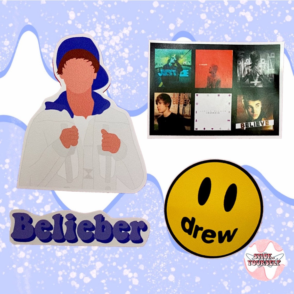Stickers De Justin Bieber - Etsy