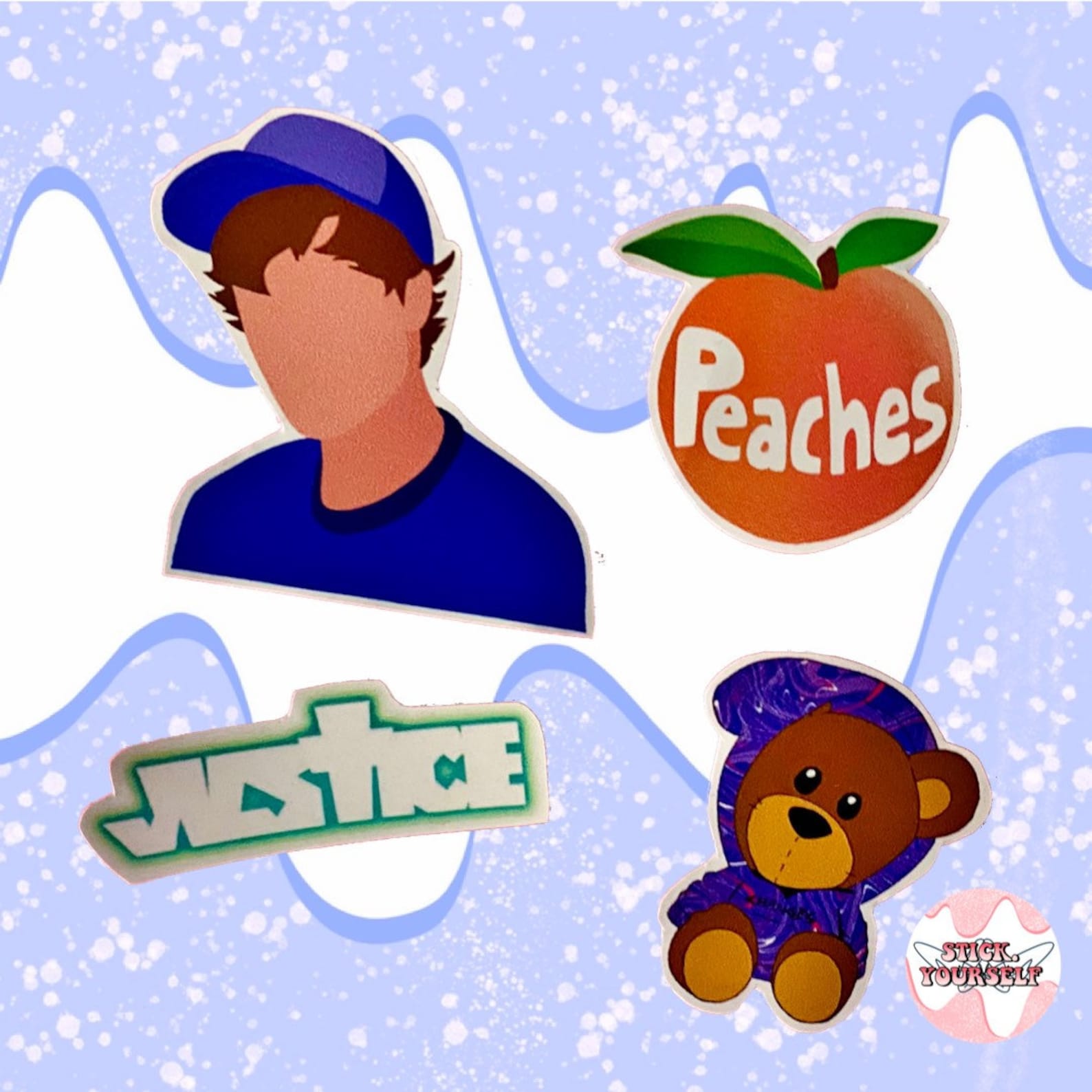 Stickers De Justin Bieber - Etsy