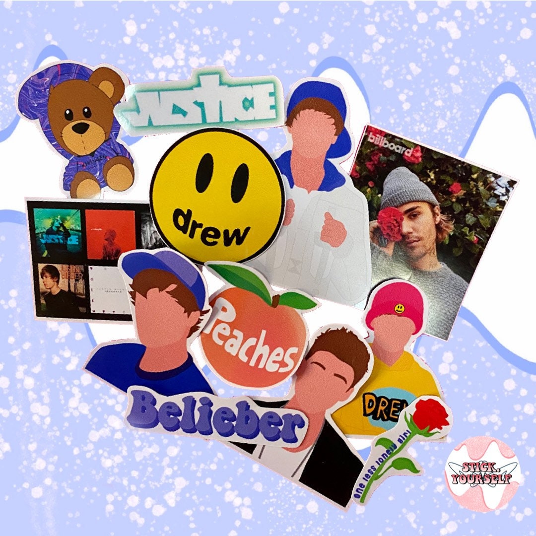 Stickers De Justin Bieber - Etsy