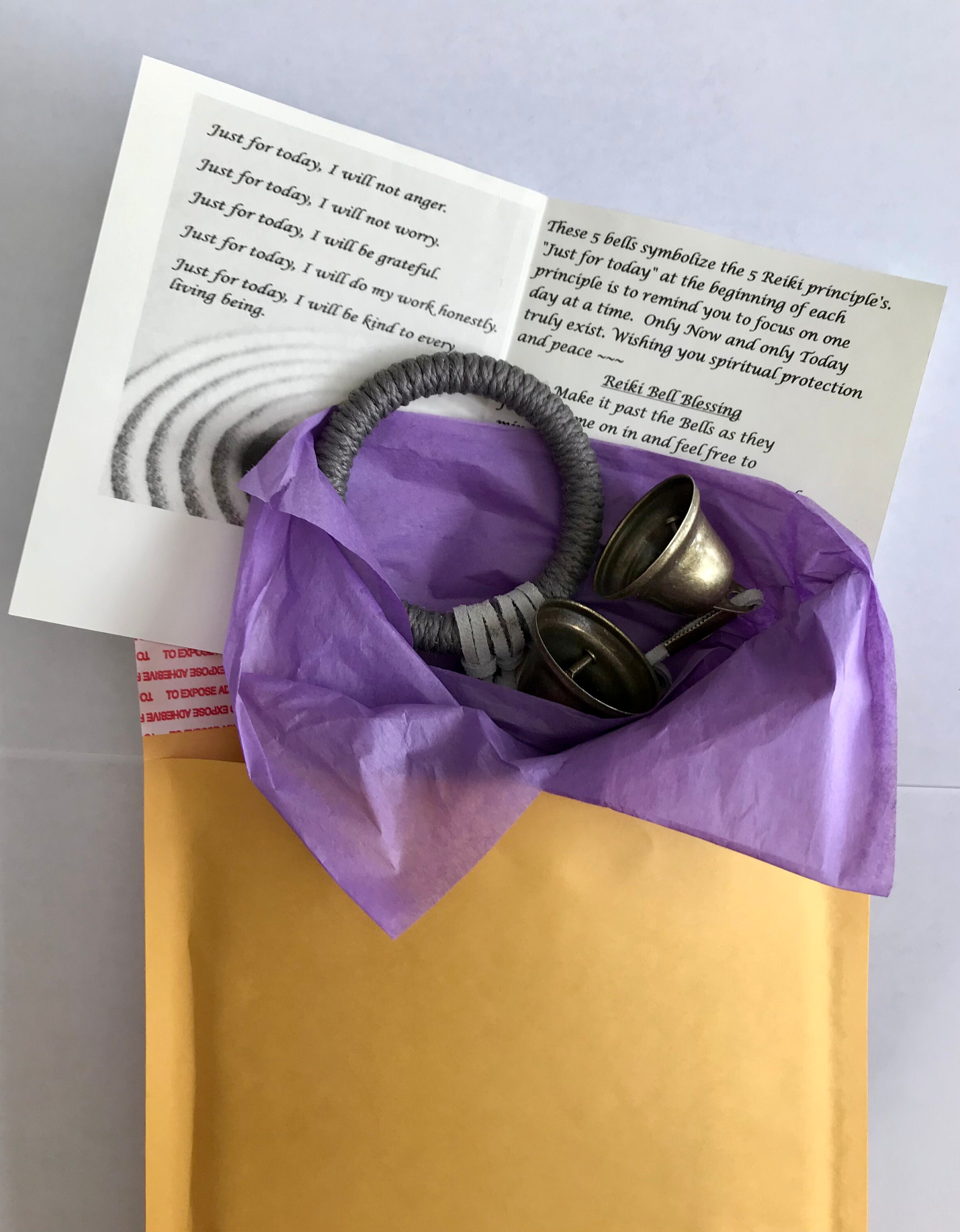 Reiki Blessed Bells - These Bell Hangers Represent the 5 Reiki ...