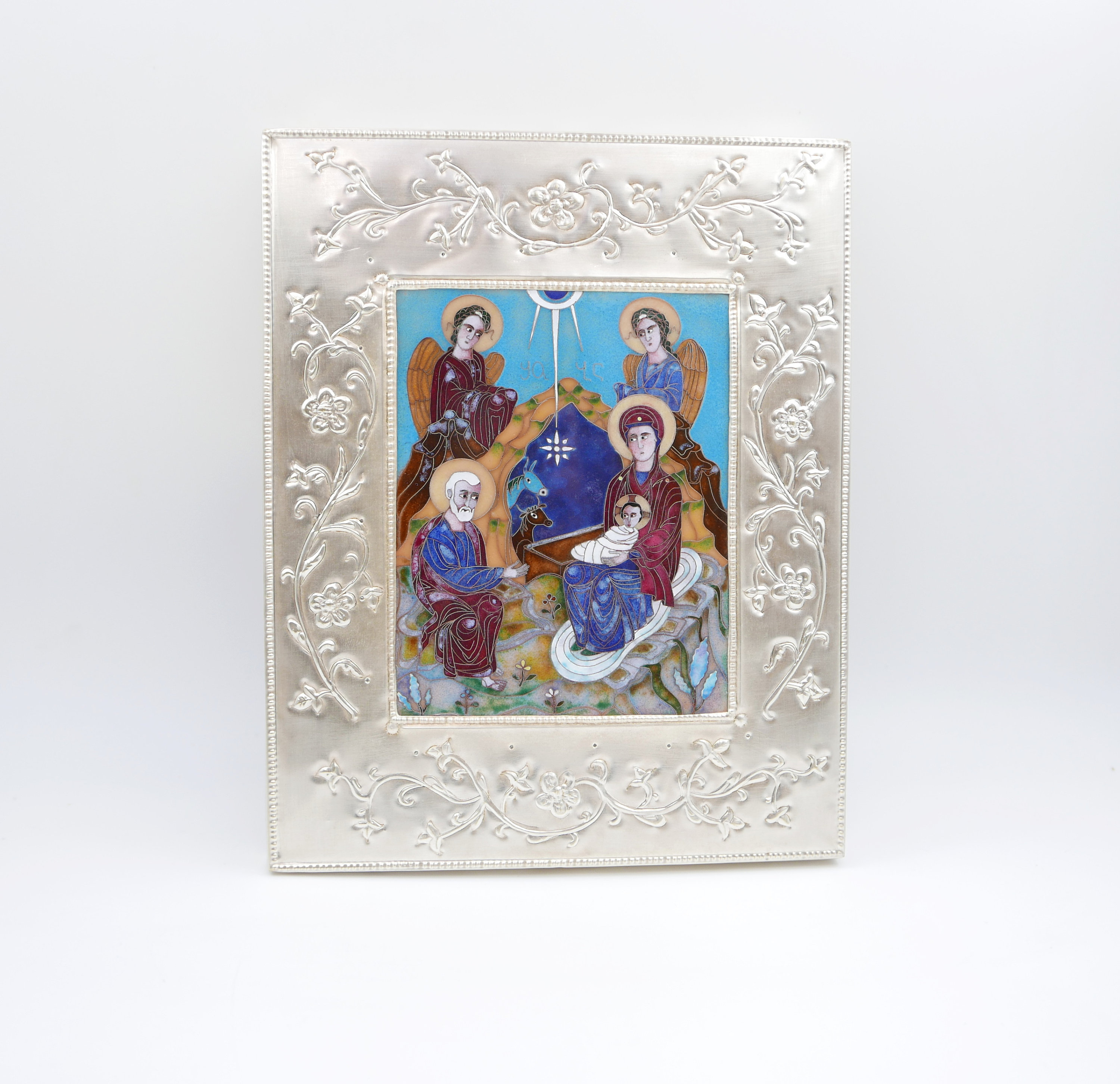 Orthodox Icon. Nativity of Christ Icon. Great Feasts Icon. Cloisonné ...