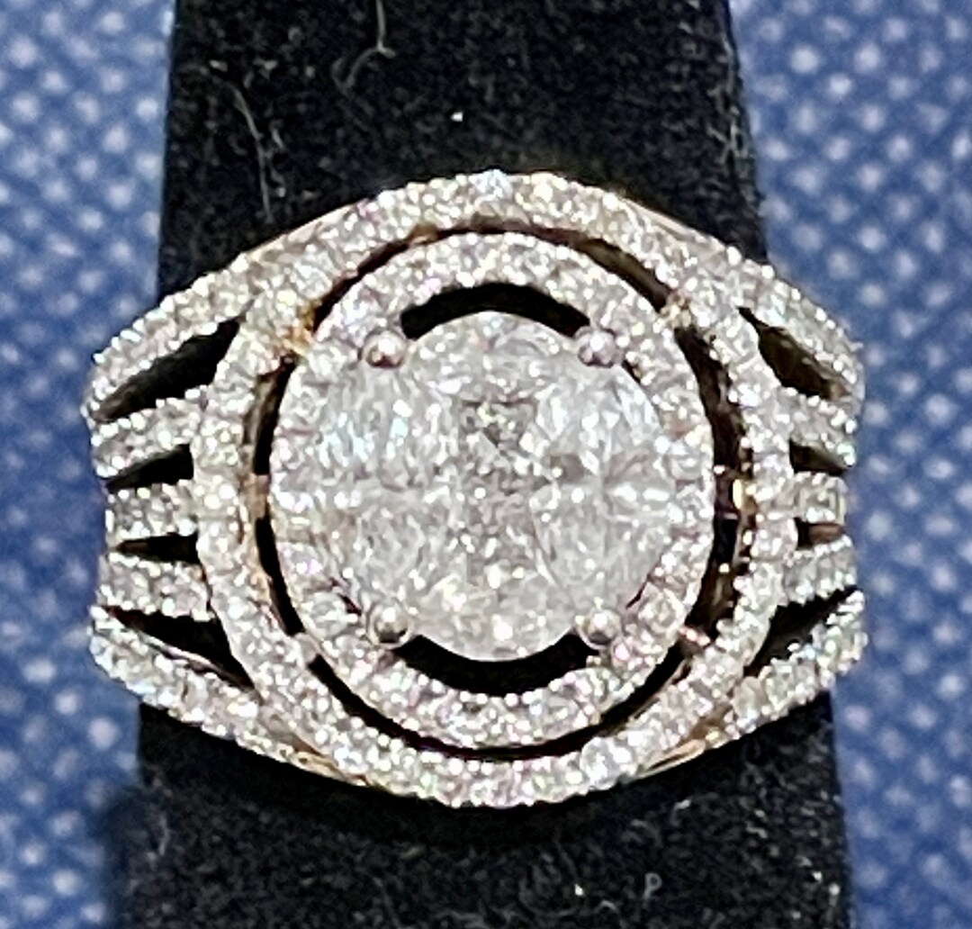 Moissanite Fire Ring - Etsy