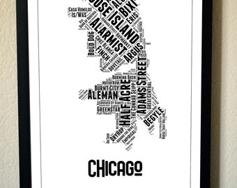 Chicago Craft Brewery Map Poster, 18 X 24 or 11 X 14 / Chicago Craft ...