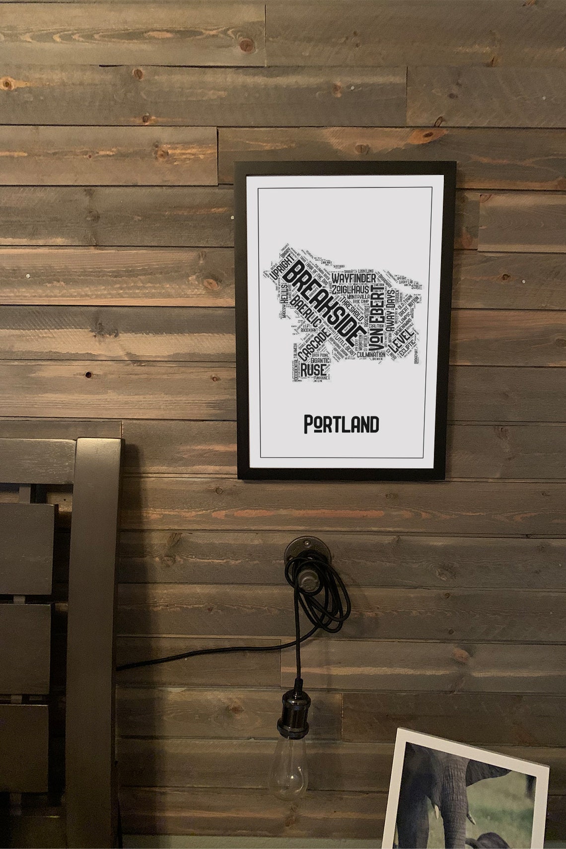 Portland Oregon Breweries Map - Etsy