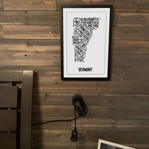 Vermont Breweries Map - Etsy