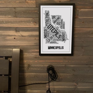 Minneapolis Breweries Map - Etsy