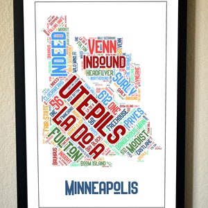 Minneapolis Breweries Map | Etsy