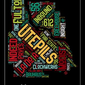 Minneapolis Breweries Map | Etsy