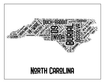 Brewery Map Charlotte - Etsy