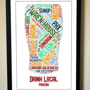 Phoenix Breweries Map - Etsy