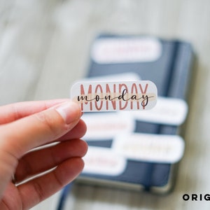 Themed Days of the Week Stickers - Etsy