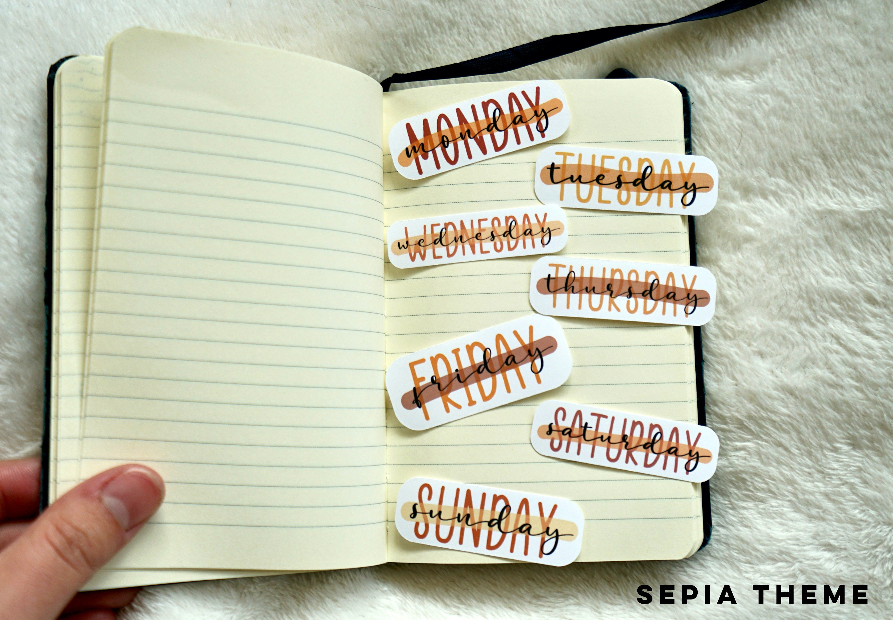 Themed Days of the Week Stickers | Etsy