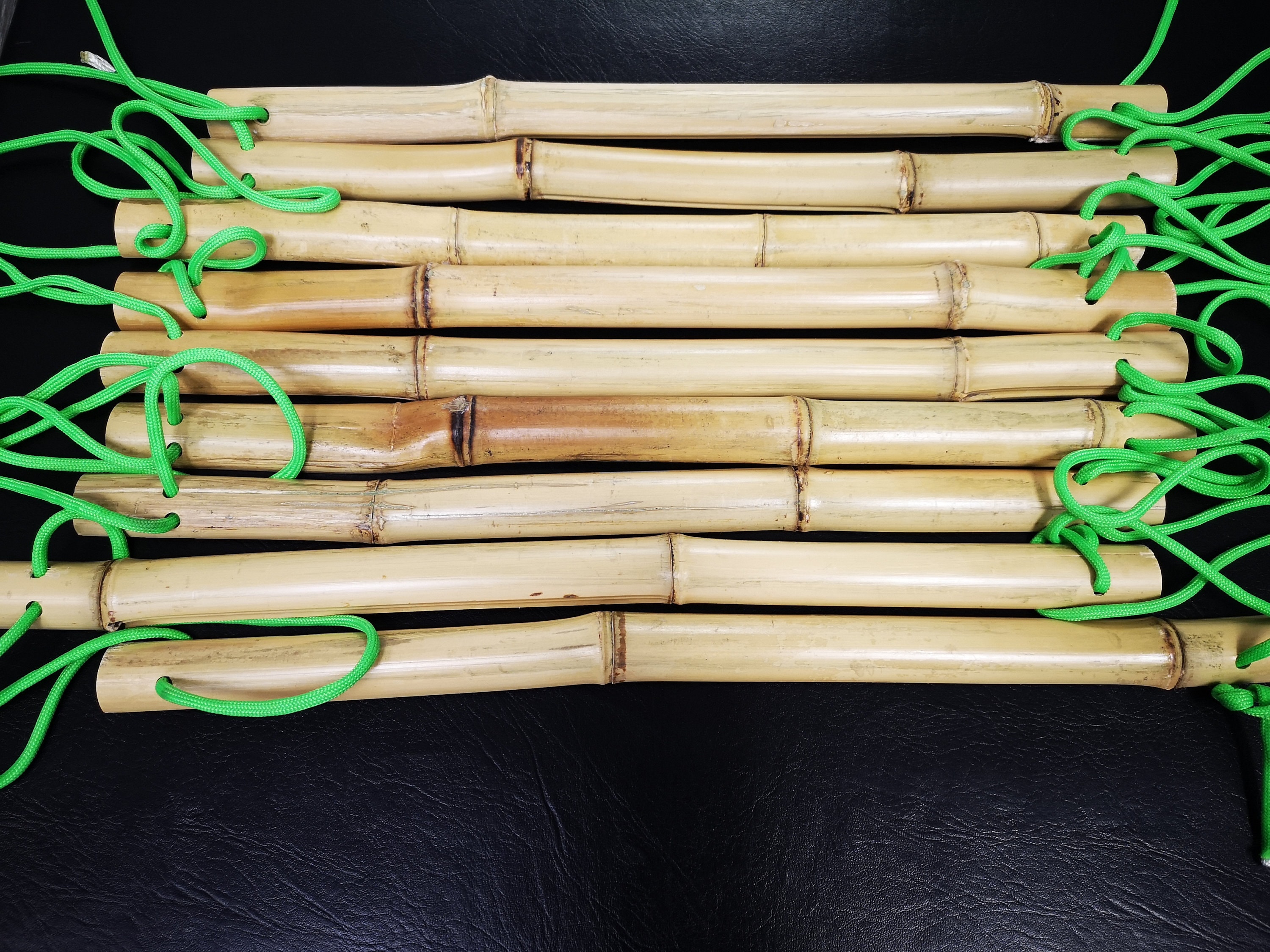 Bamboo Fitness Kit: Natural Bamboo Back Roller Takefumi Foot Massager ...