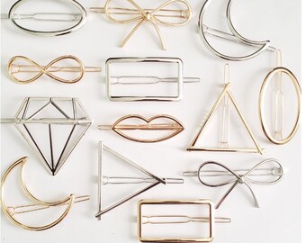 Infinity Hair Clips - Etsy