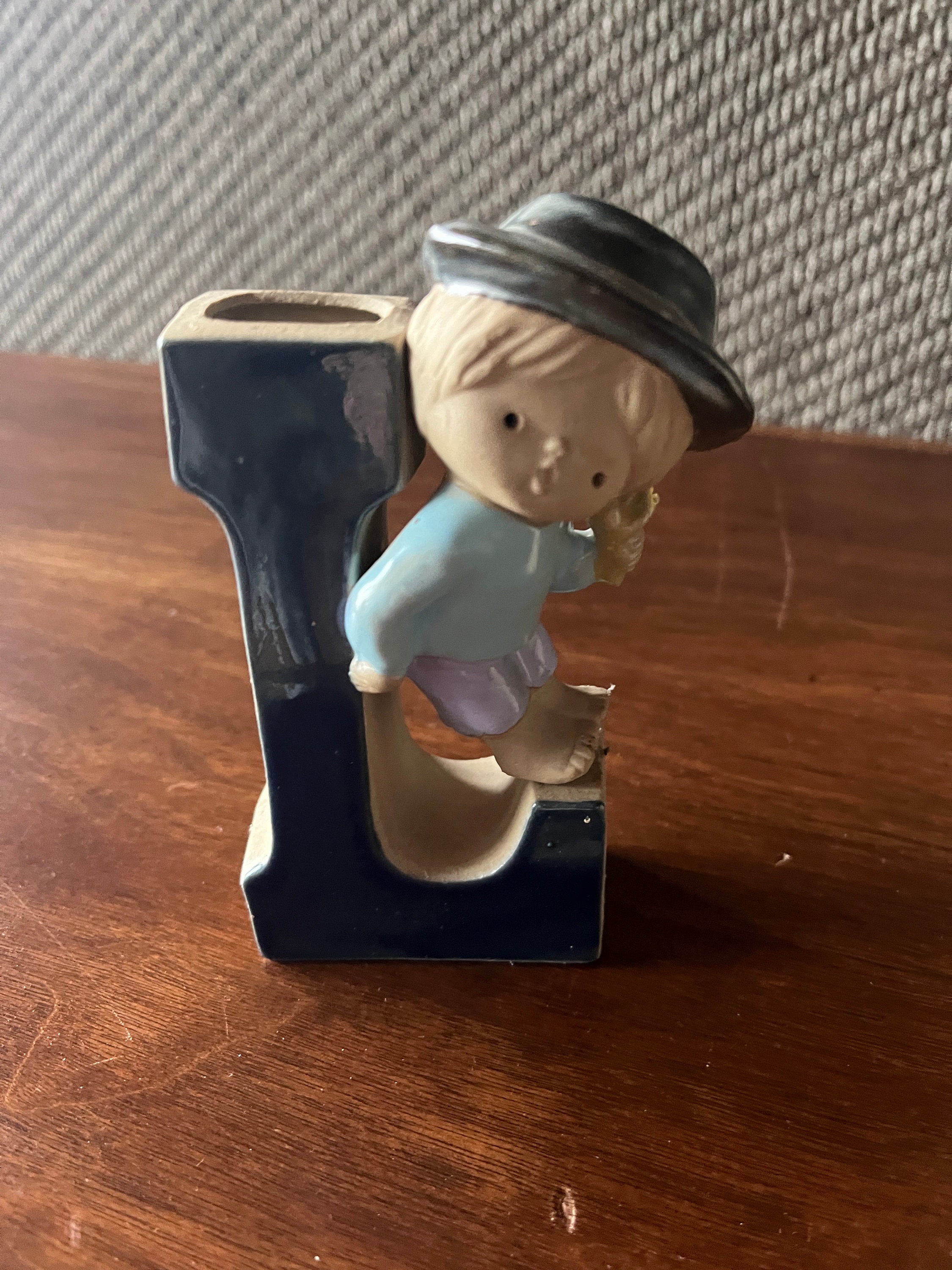 Original Pottery Letters love Vases With a Child on Each Letter ...