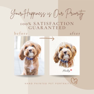 Custom Watercolor Pet Portrait: Dog Memorial Painting - Etsy