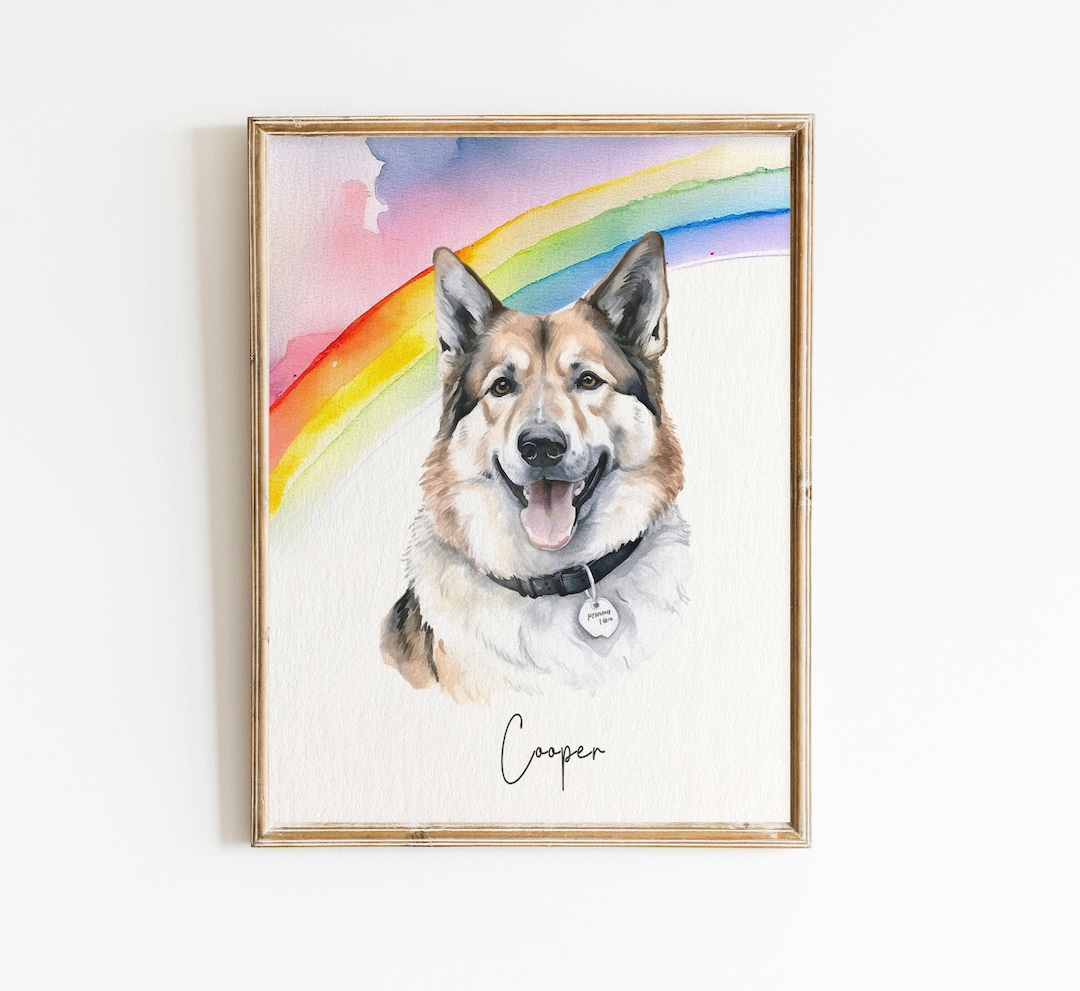 Pet Portrait Artist, Pet Memorial Portraits, Pet Lover Decor, Hand ...
