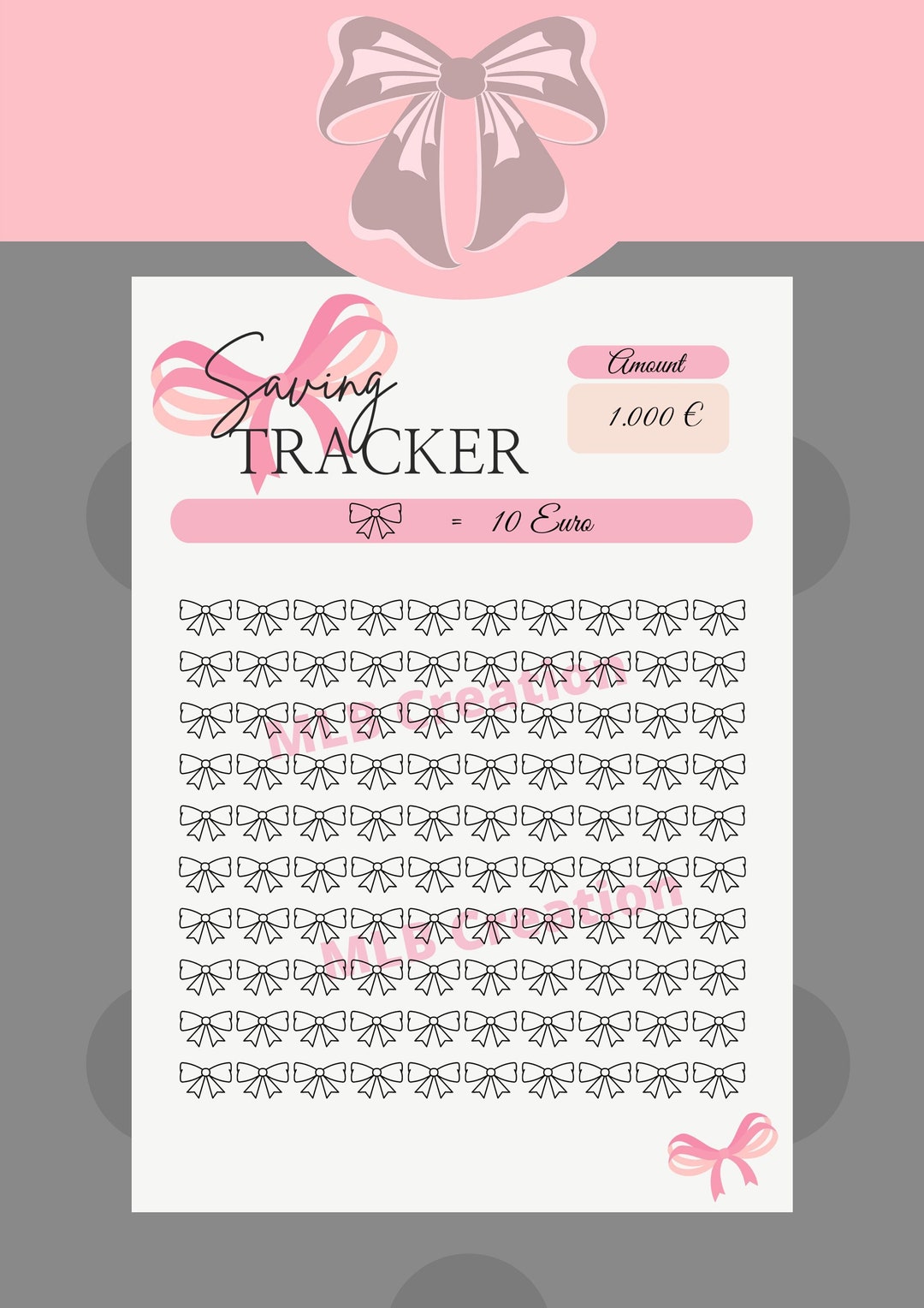 1000 Euro Savings Tracker, Savings Challenge, Budgeting - Etsy