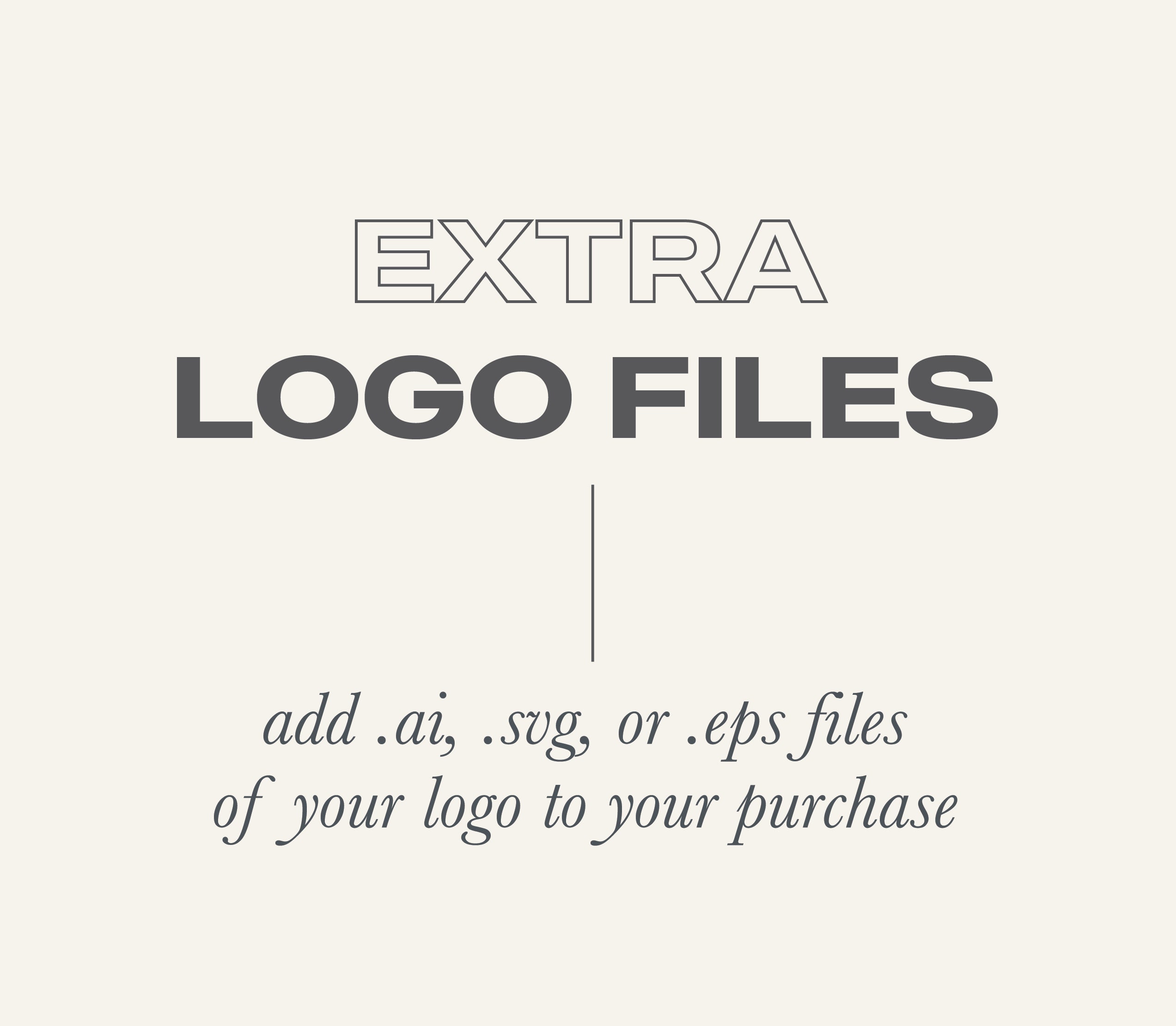 VECTOR FILE logo order add-on Graphic Design Paper & Party Supplies ...