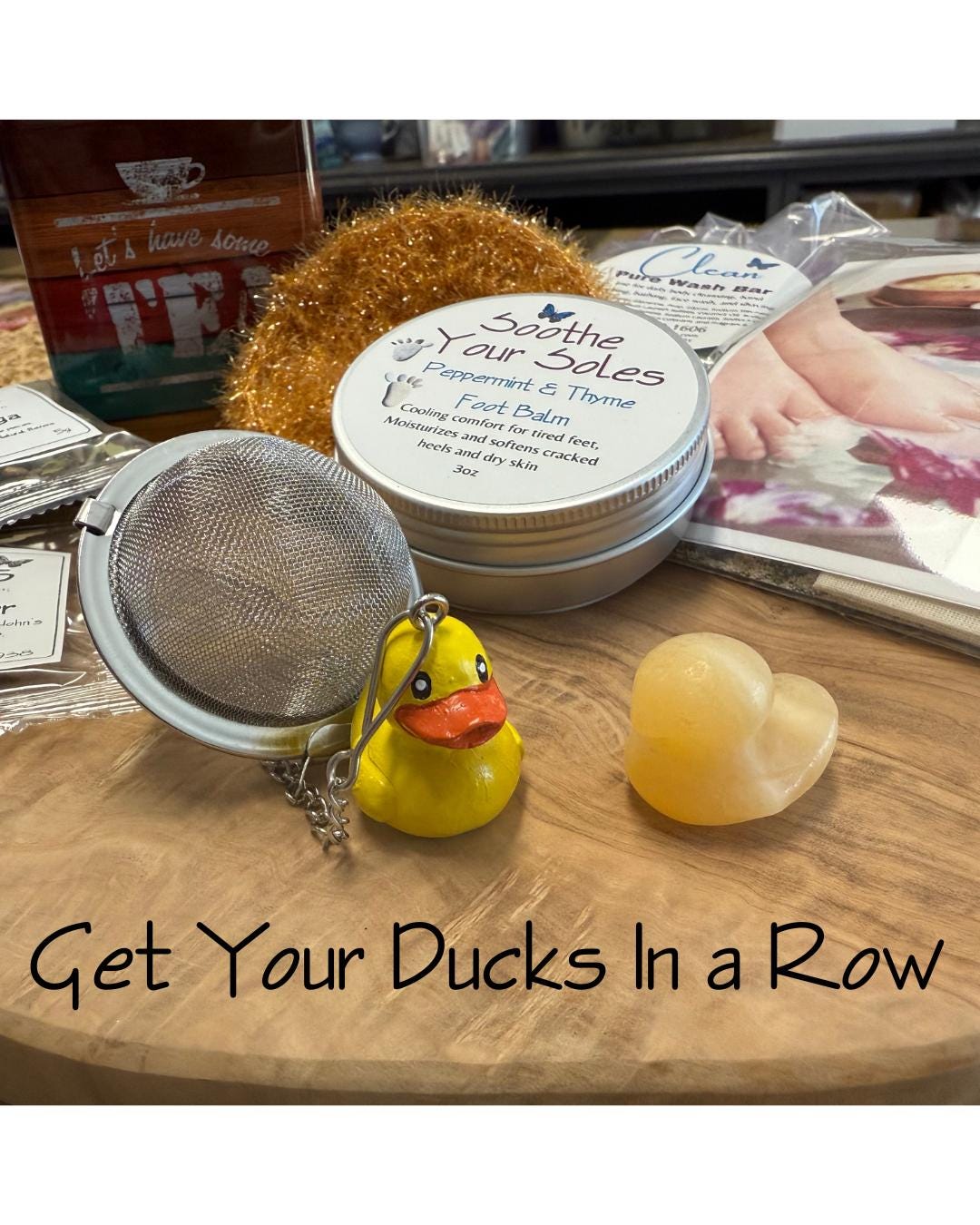 Get Your Ducks in a Row – Relax & Unwind Gift Set With Foot Soak, Scrub ...