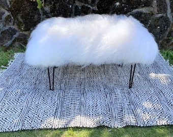 Sheepskin Bench - Etsy