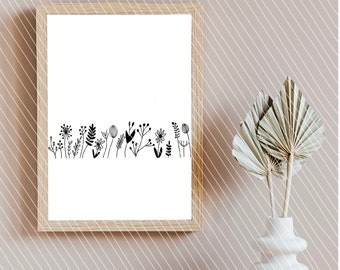 Plotterdatei wildblume - Etsy.de