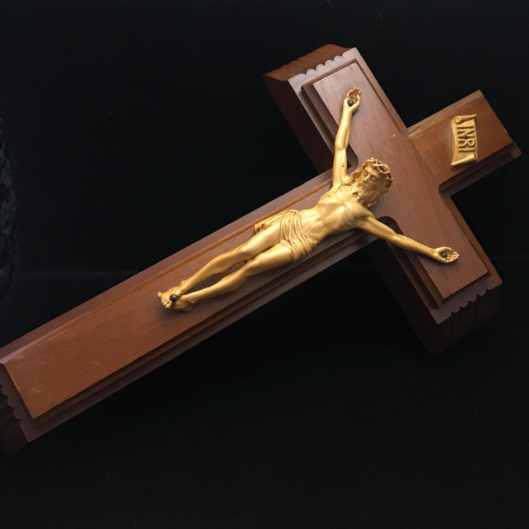 Vintage Last Rites Kit//faux-ivory Last Rites Cross//holy Water Bottle ...