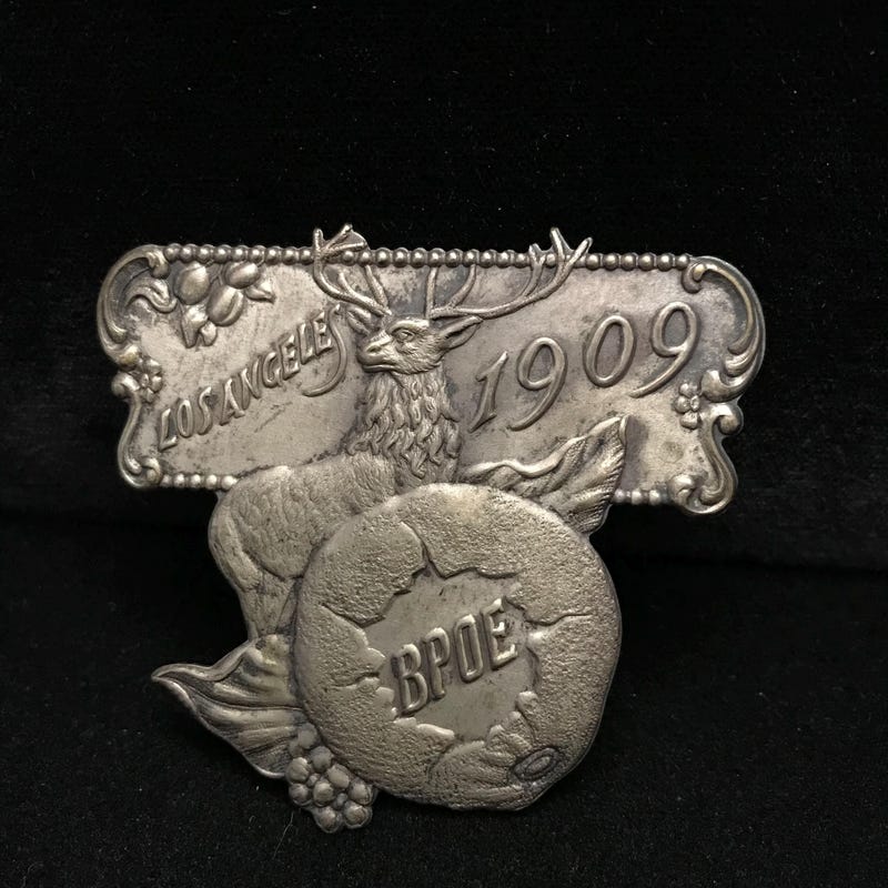 Elk Jewelry Antique Bpoe - Etsy
