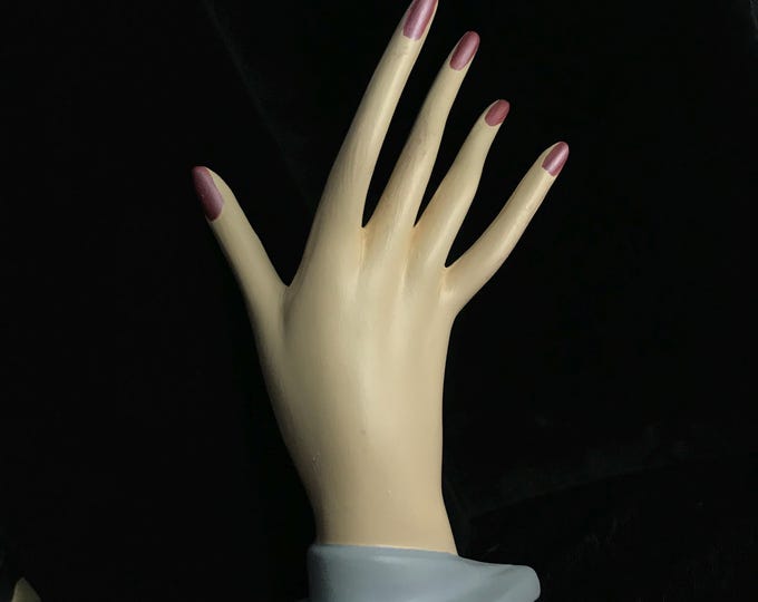 Vintage Hand//vintage Composite Hand Stand//vintage Hand Display//mid ...