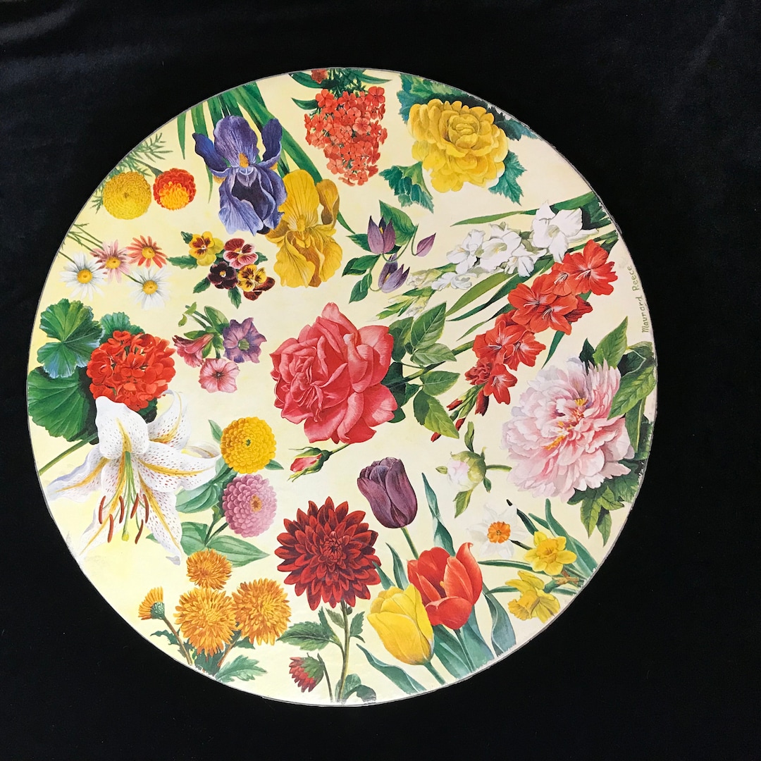 Vintage Springbok Puzzle//vintage Springbok Round Puzzle//vintage ...