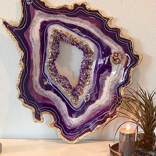 30 Large Geode Wallart | Etsy