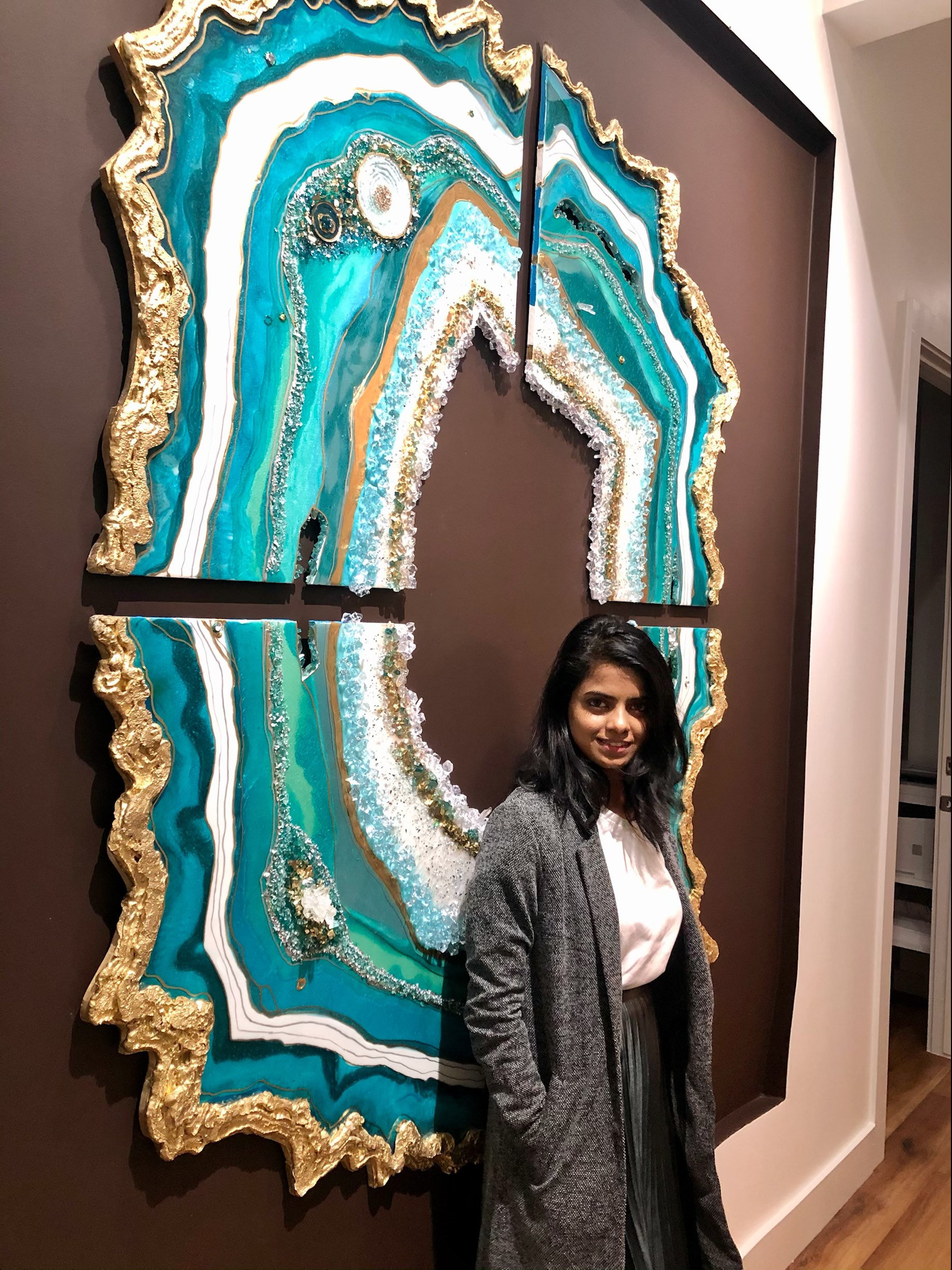 Geode Wallart - Etsy