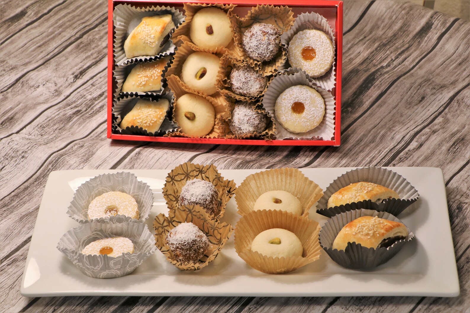 Assorted Lebanese Sweets Package Sampler Cookies Package | Etsy