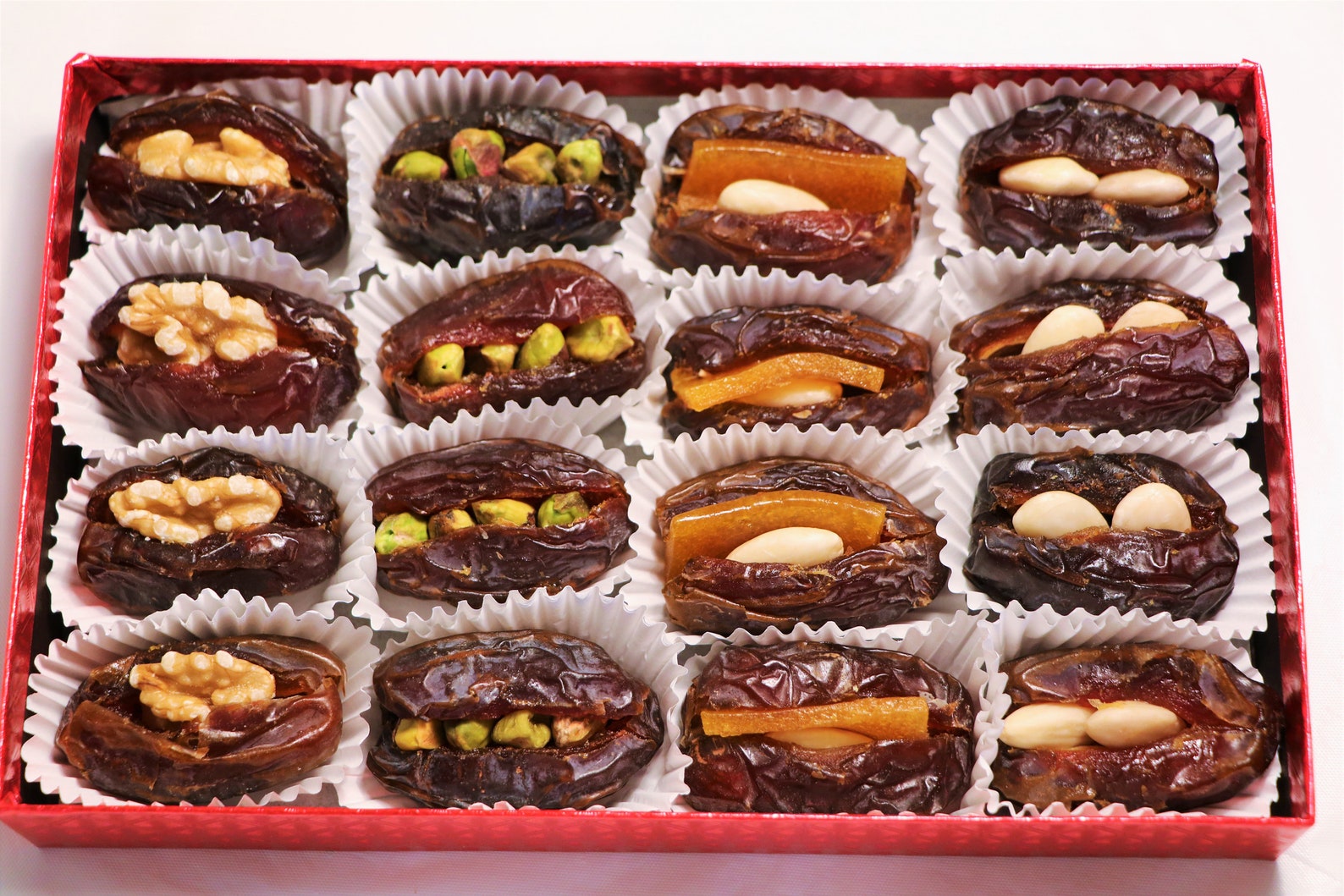 Stuffed Medjool Dates Assorted Dates With Nuts Luxury Dates - Etsy
