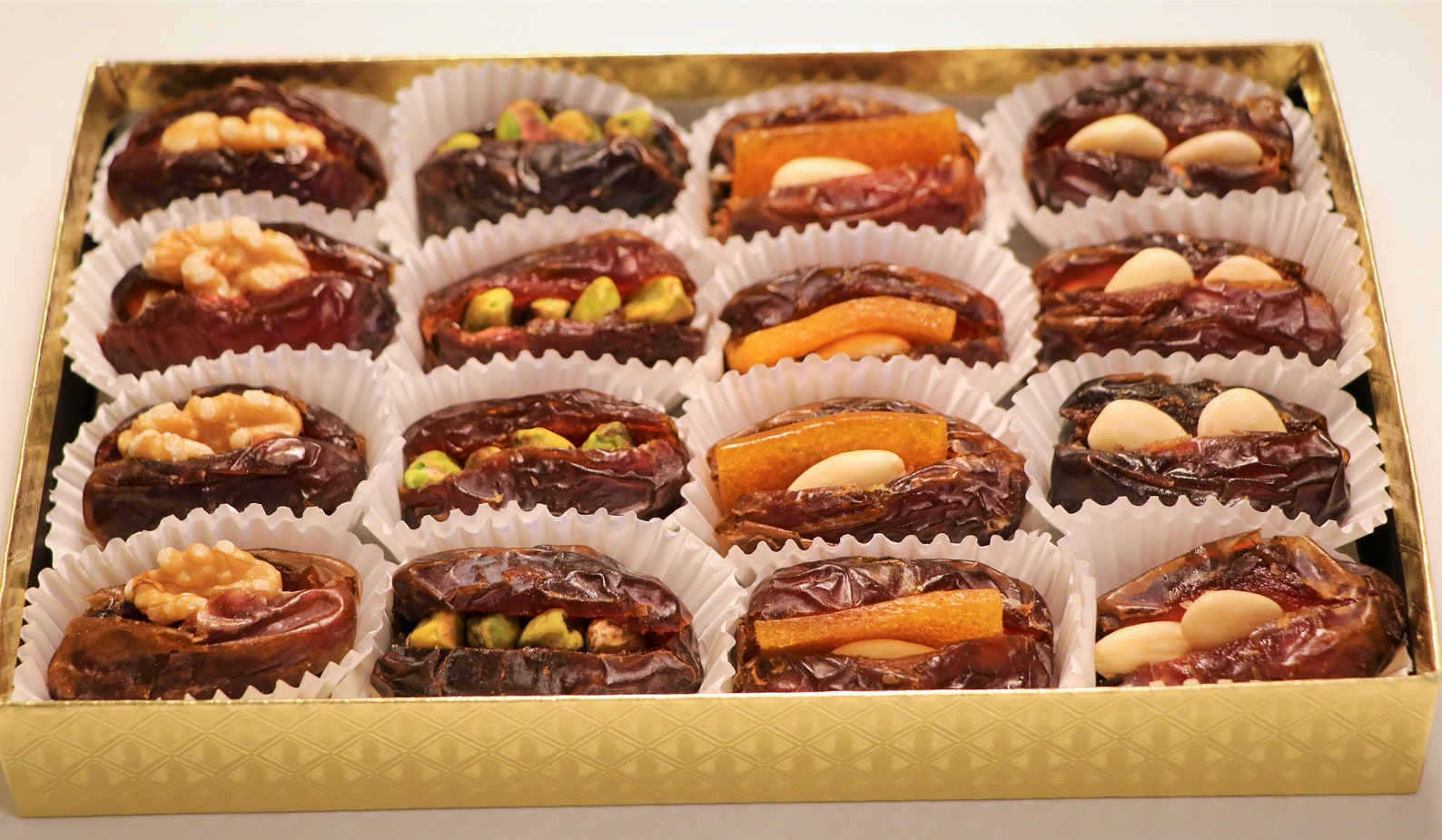 Stuffed Medjool Dates Assorted Dates With Nuts Luxury Dates - Etsy