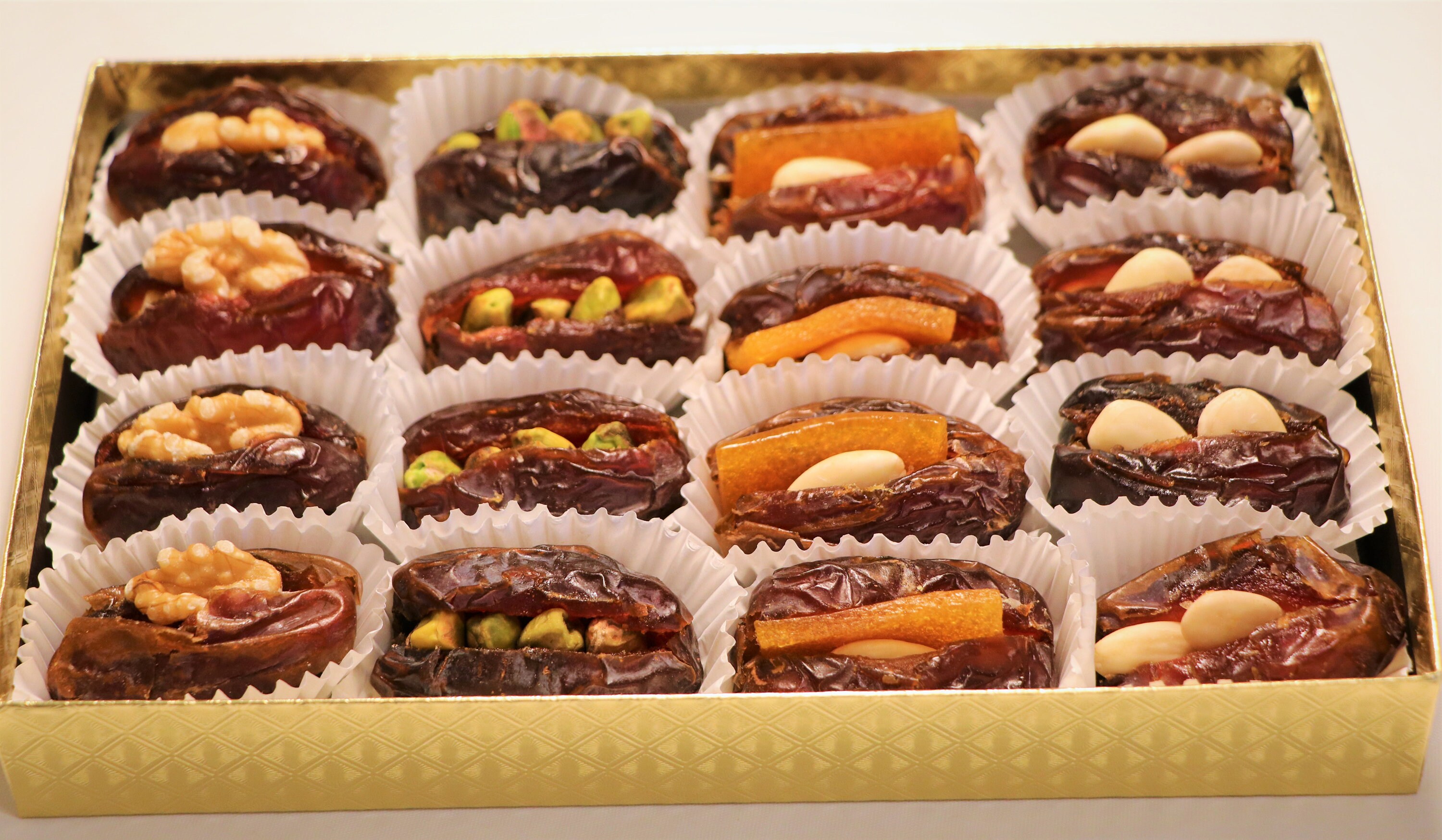 Stuffed Medjool Dates Assorted Dates With Nuts Luxury Dates | Etsy